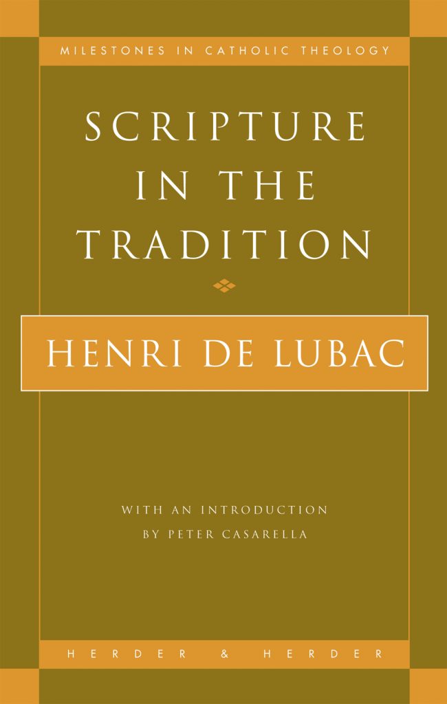 Scripture in the Tradition – Crossroad